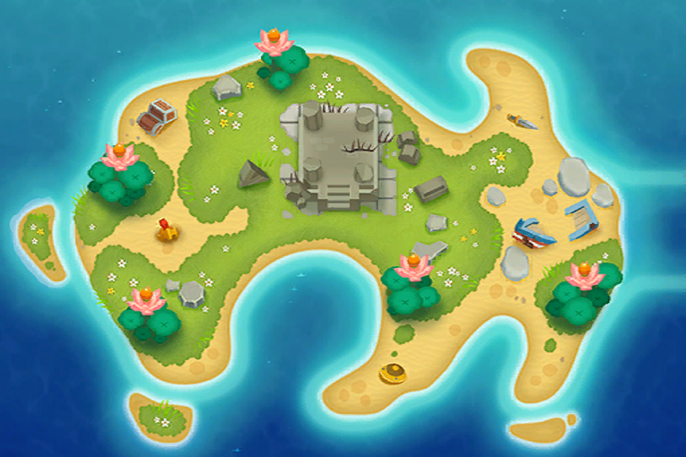 Lotus Island - Blooncyclopedia, the Bloons wiki