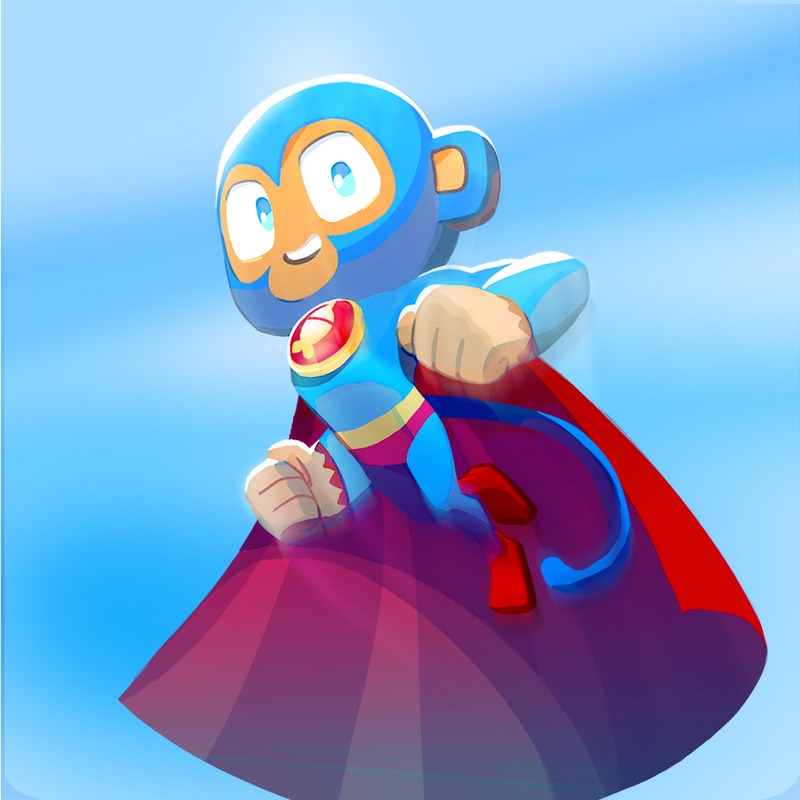 Super Monkey (BCS) - Blooncyclopedia, the Bloons wiki